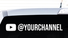 Get More Channel Subscribers With Custom YouTube Decals