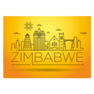 Zimbabwe Linear Skyline Sticker