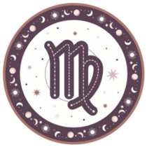Virgo Zodiac & Astrology Stickers & Car Decals