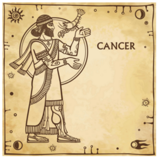 Cancer Zodiac & Astrology Stickers & Car Decals