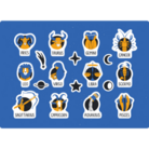 Zodiac Signs Sticker Sheet
