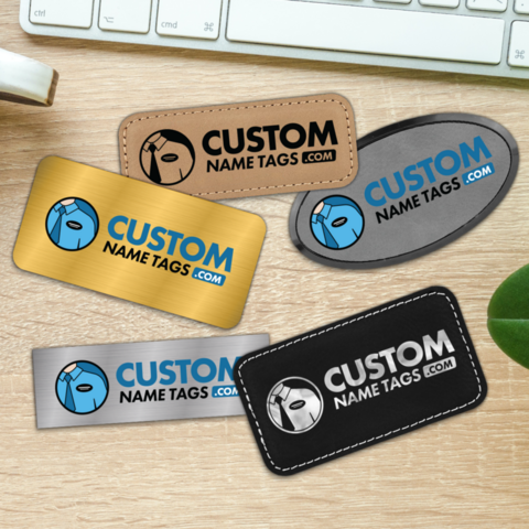 Premium Custom Name Tags & Personalized Badges | Shop Now