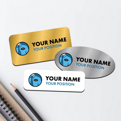 Find Durable & Customizable Plastic Name Tags Online