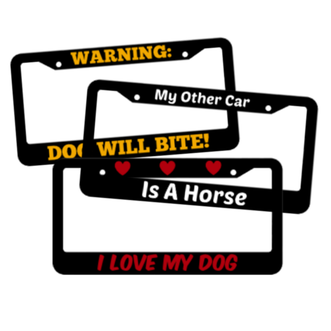 Customizable Animal & Insect License Plate Frames - Order Online