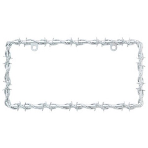 Shop Custom Barbed Wire License Plate Frame Online