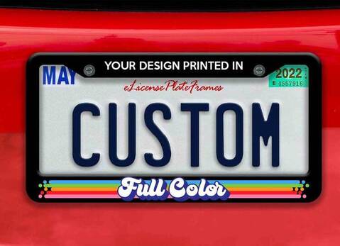 Customize Your License Plate Frame - Design Online