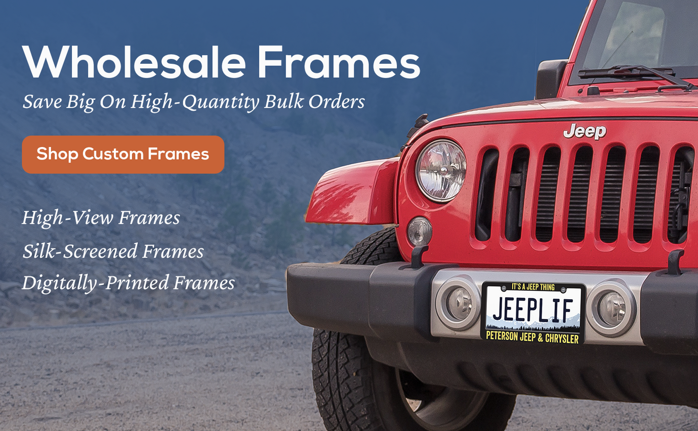 Custom License Plate Frames & Covers | eLicensePlateFrames