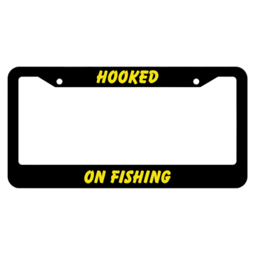 Fishing Enthusiast License Plate Frame
