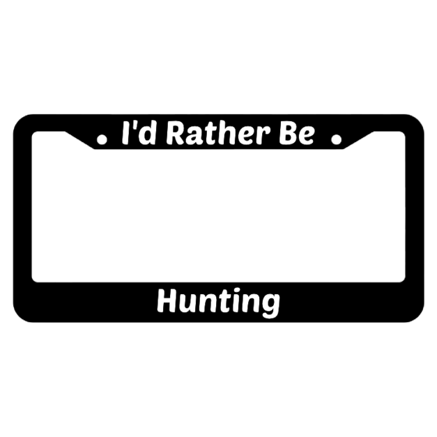 Hunter's Pride License Plate Frame