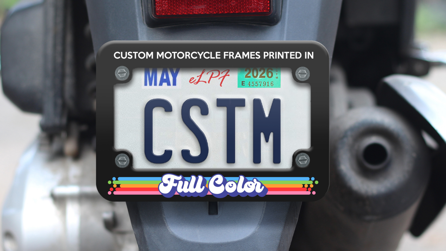 Wholesale Custom Black Plastic Motorcycle Frame