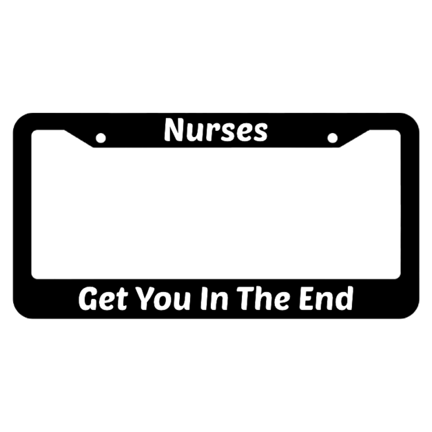 Nursing Pride License Plate Frame