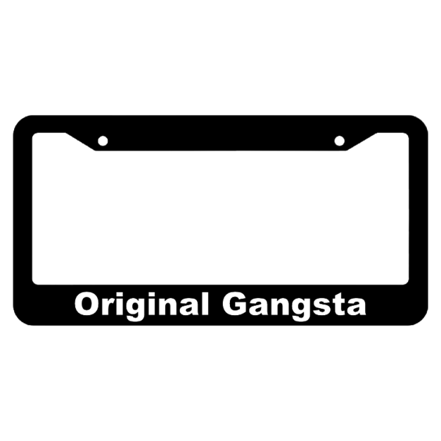 Original Gangsta License Plate Frame