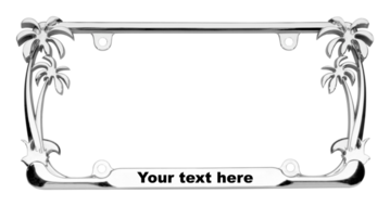 Customize Your License Plate Frame - Design Online