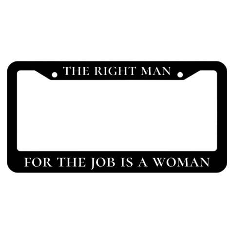 Empowered Woman License Plate Frame