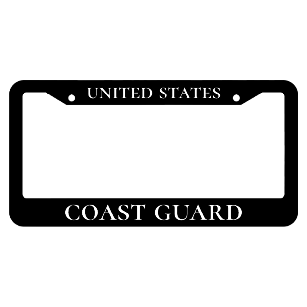 Coast Guard Pride License Plate Frame