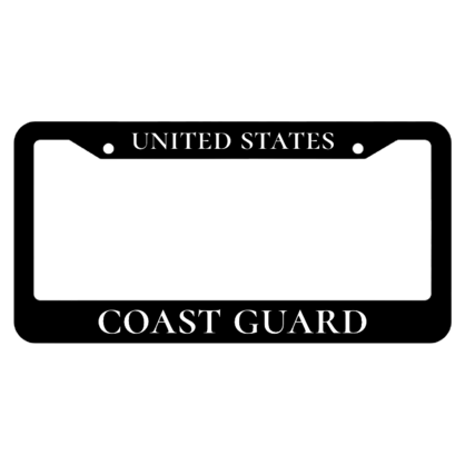 Coast Guard Pride License Plate Frame