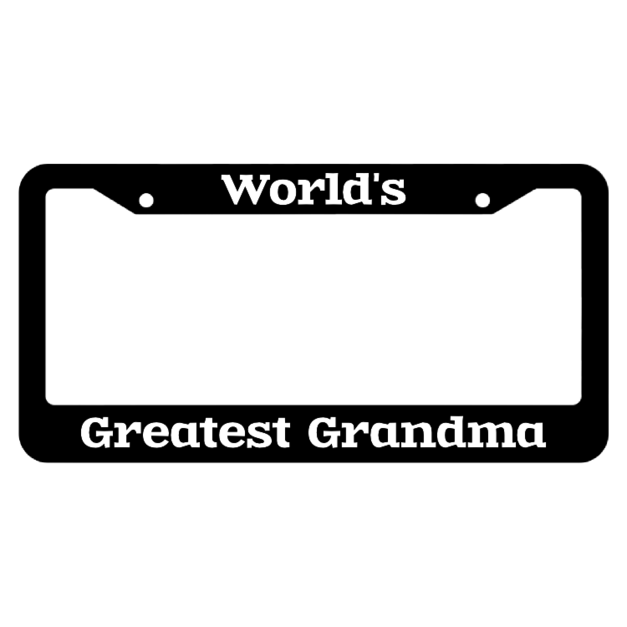 Grandma's Pride License Plate Frame