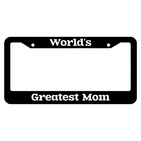 Mom's Pride License Plate Frame