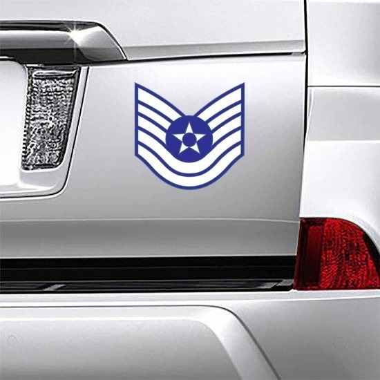 Air Force Rank E-6 Or-6 Technical Sergeant Magnet