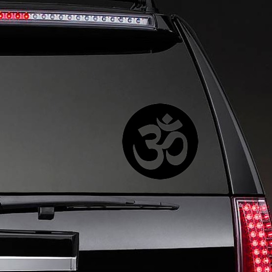 Hinduism Om Circle Transfer Sticker