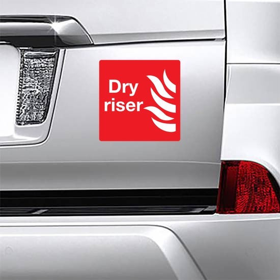 Dry Riser Sign Magnet