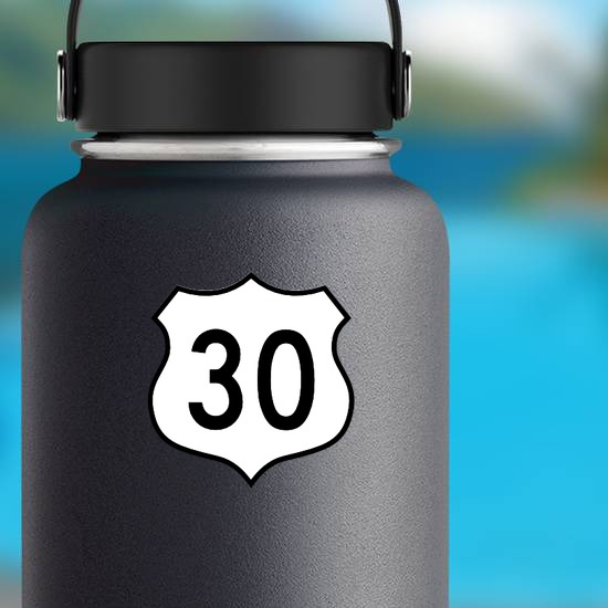 Highway 30 Sign Sticker