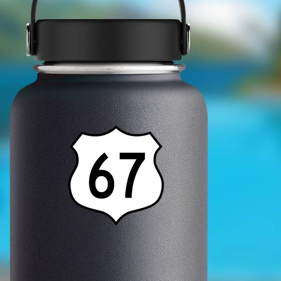 Highway 67 Sign Sticker