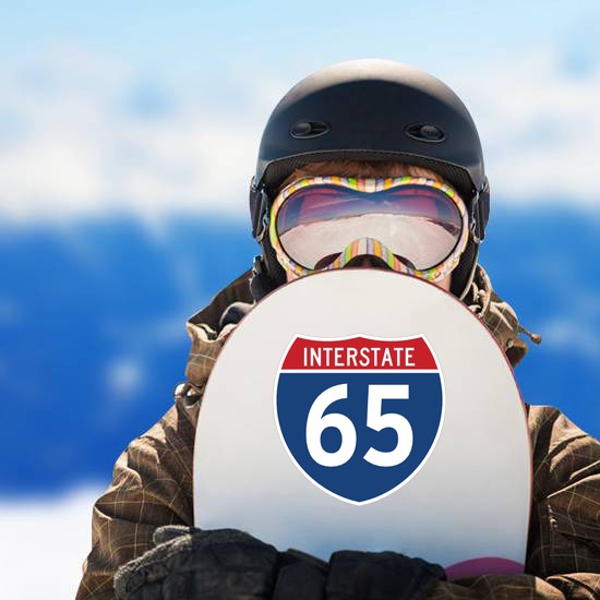 Interstate 65 Sign Sticker