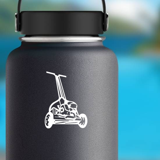 Landscaper Gardener Lawn Mower Sticker