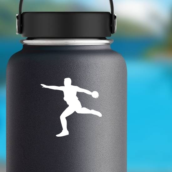 Man Throwing the Discus Sticker