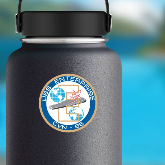 Navy Carrier Ship Cvn 65 Uss Enterprise Sticker