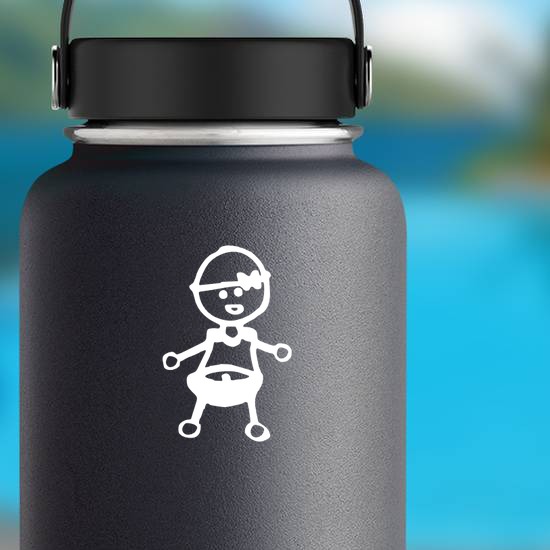 Original Baby Girl Family Sticker