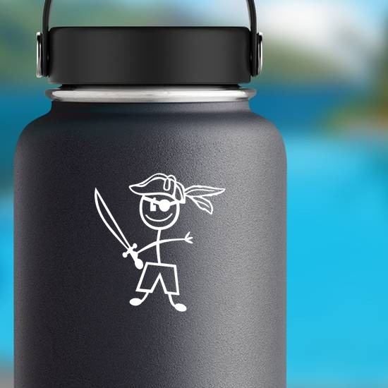 Pirate Dad Family Sticker