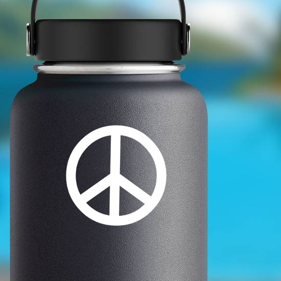 Simple Peace Sign Sticker