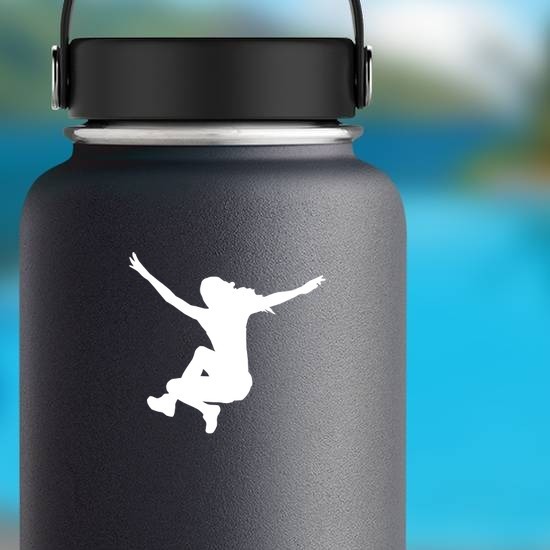 Women's Long Jump Sticker