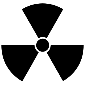 Nuclear Symbol Sticker