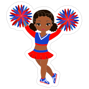 Cheerleading Stickers & Decals – Over 2 Dozens Unique Designs
