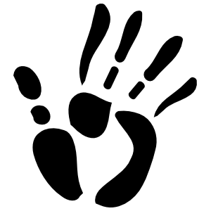 Handprint & Footprint Stickers & Decals – Fully Customizable