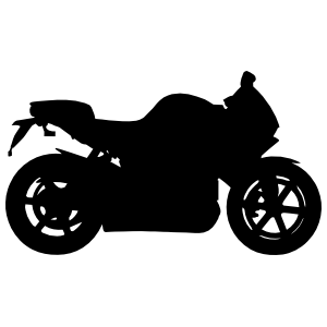 Bulky Motorcycle Sticker