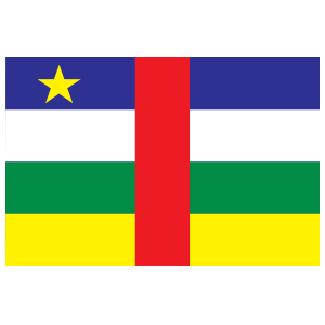 Central African Republic Flag Sticker