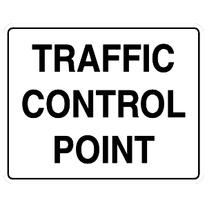 Traffic Control Point Sticker