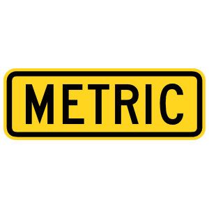 Metric Sticker