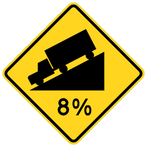 8% Downgrade Sticker