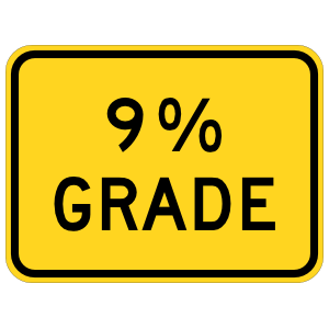 9% Grade Sticker