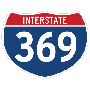 Interstate 369 Sign Sticker