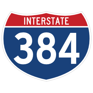 Interstate 384 Sign Sticker
