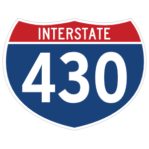 Interstate 430 Sign Sticker