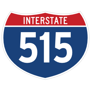 Interstate 515 Sign Sticker