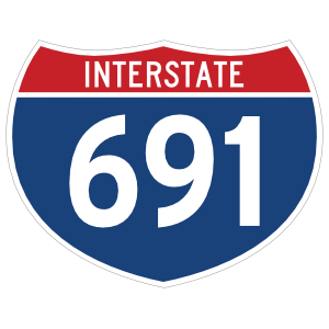 Interstate 691 Sign Sticker
