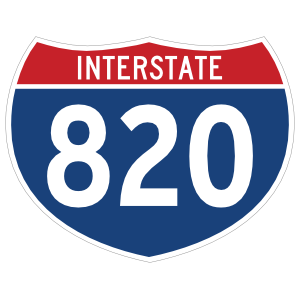 Interstate 820 Sign Sticker